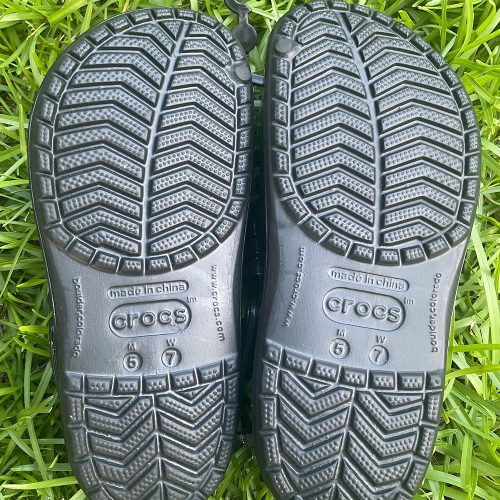 Rare New Collectors 2016 Crocs Crocband Black Glitter… - Gem